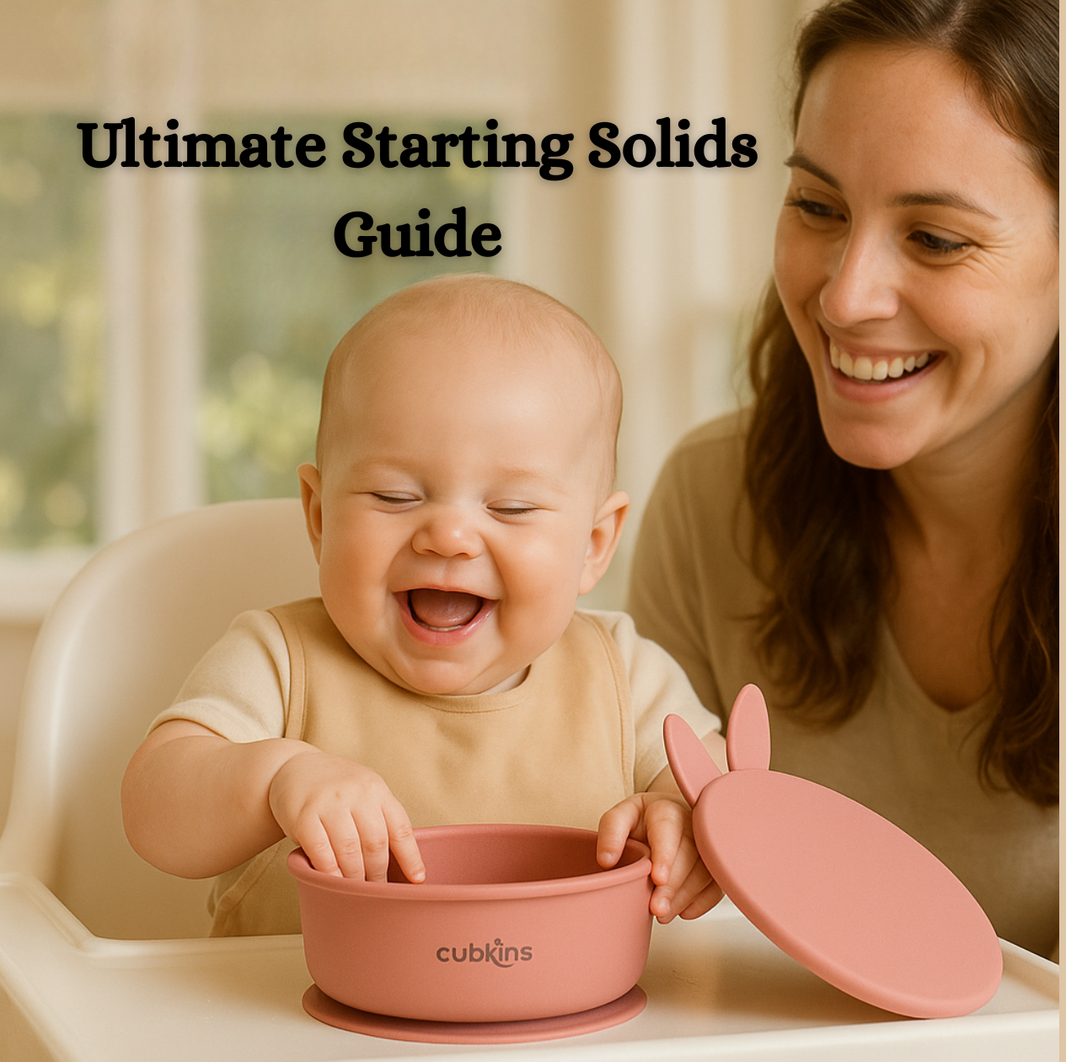 Starting Solids Guide – Stress‑Free Baby First Foods – Cubkins